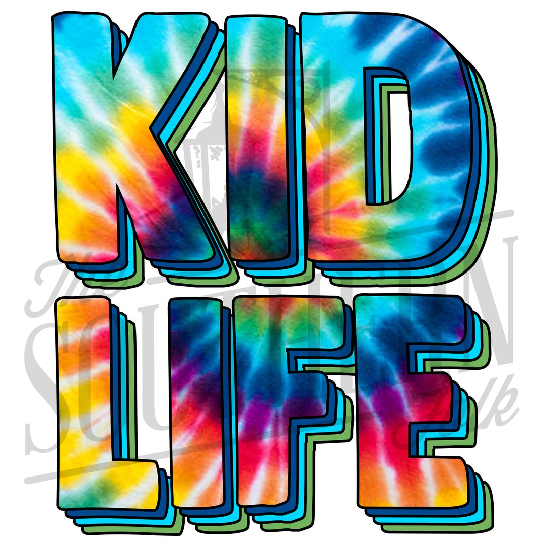 Kid Life PNG File Sublimation Design Digital Download - Etsy