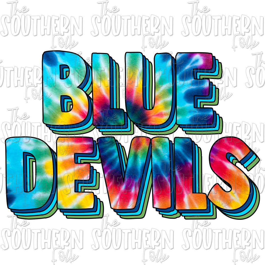 Blue Devils PNG File, Sublimation Design, Digital Download, Sublimation ...