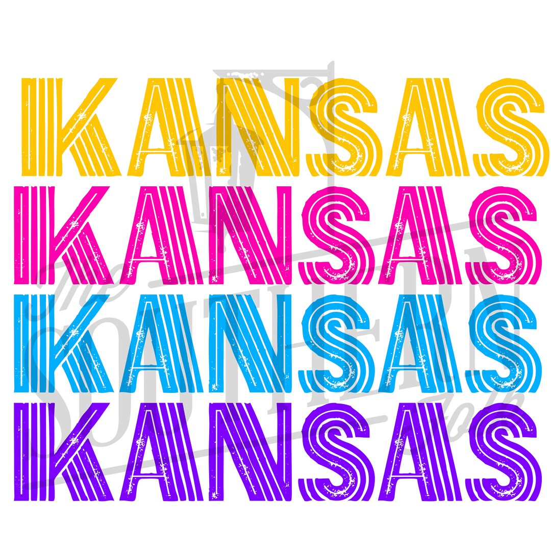 Retro Kansas PNG File, Sublimation Design Download, Digital Download - Etsy