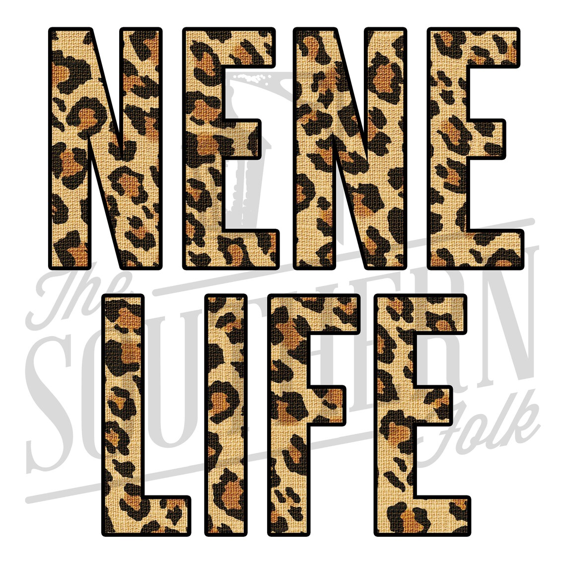 Cheetah Nene Life PNG File Sublimation Design Digital - Etsy