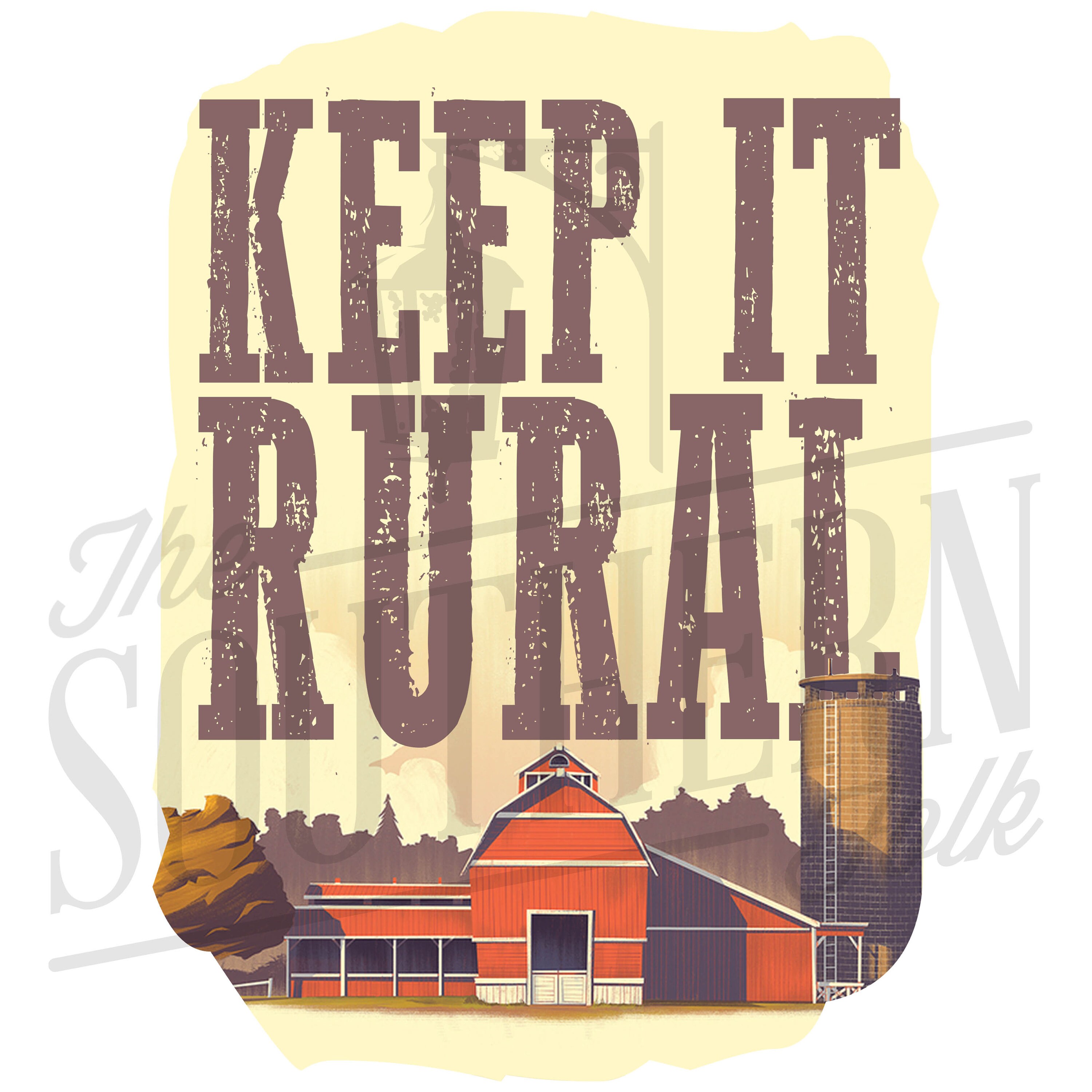 Keep It Rural PNG File Sublimation Designs Downloads Digital - Etsy