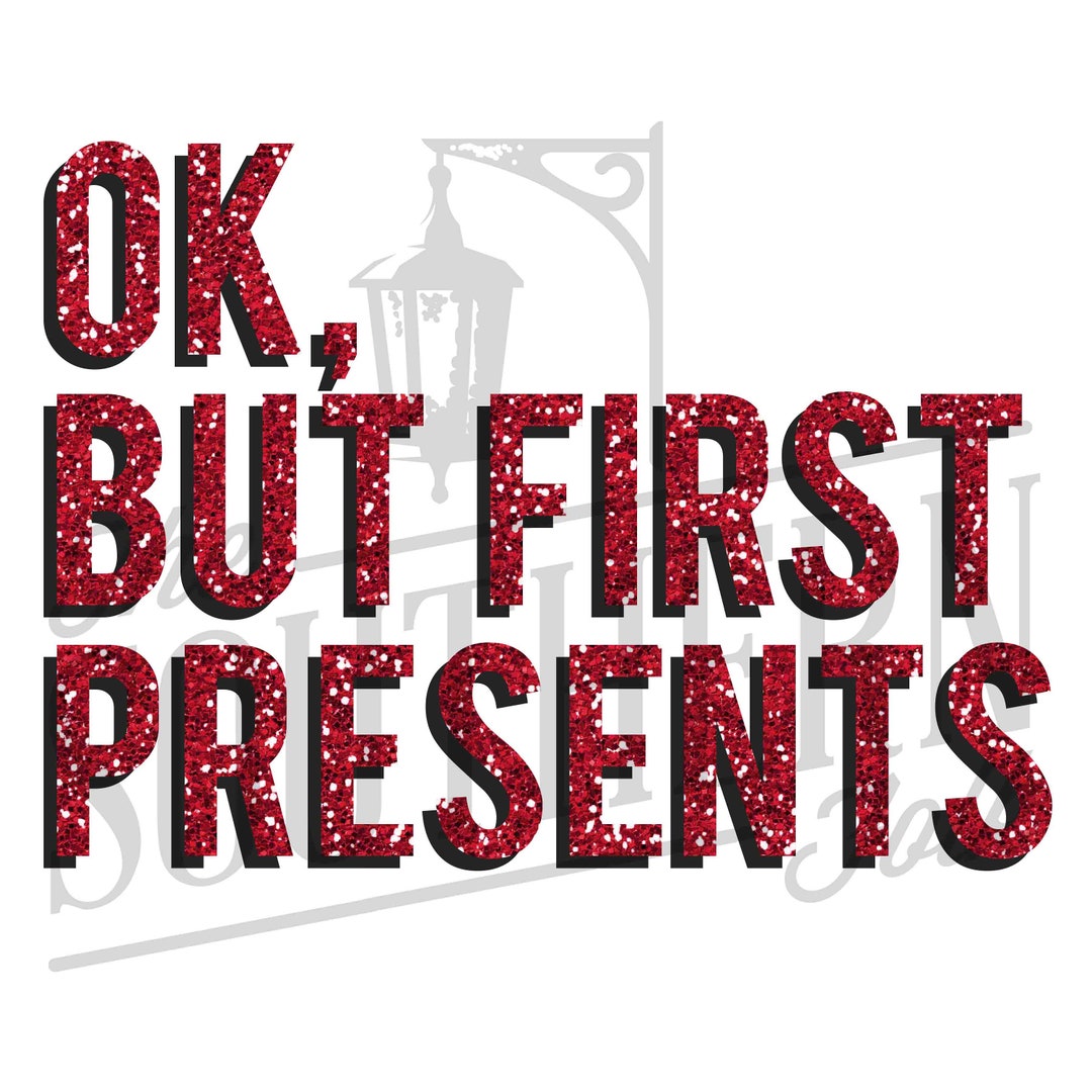 First Presents Sublimation Design, PNG File, Digital Download ...