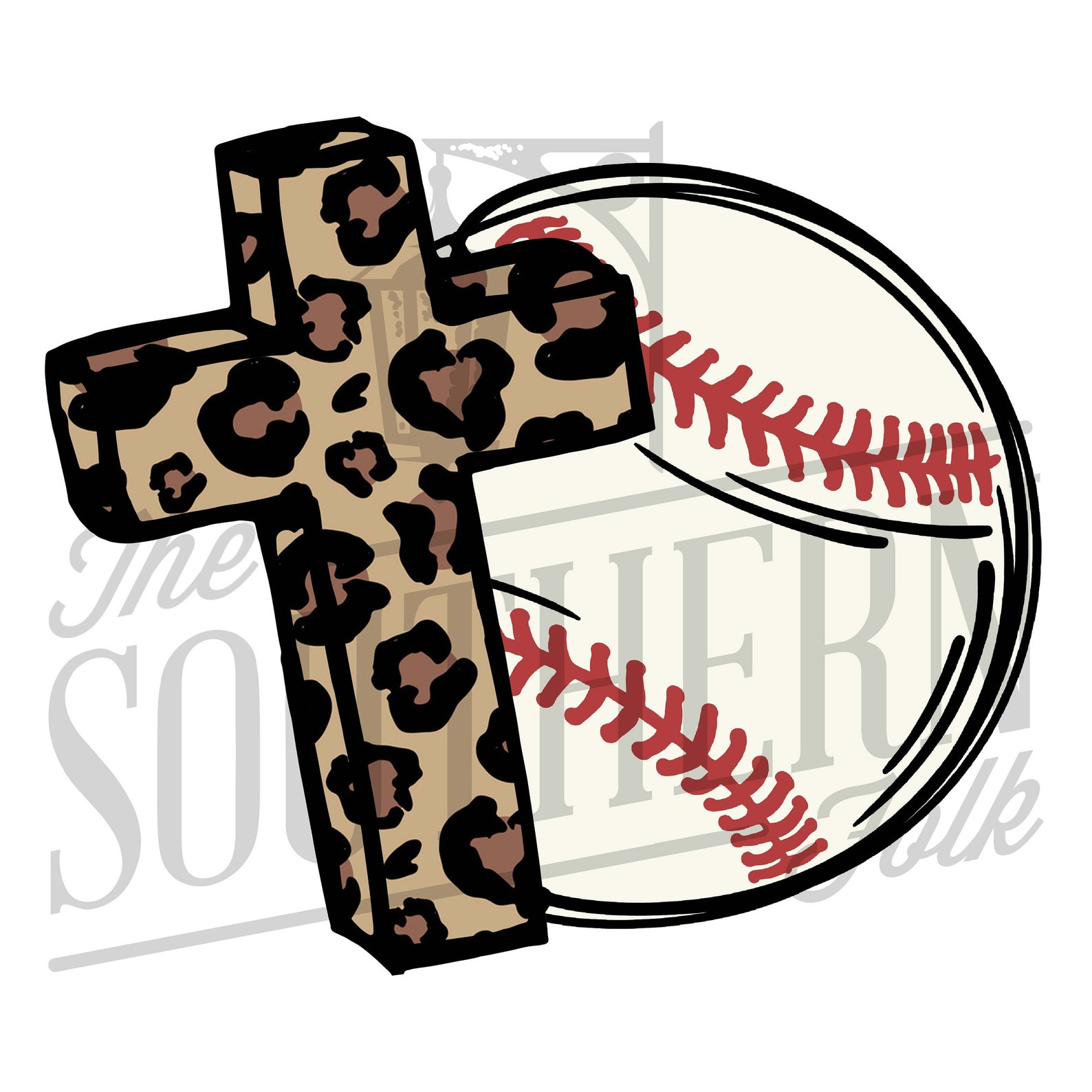 Baseball Cross Design, PNG File, Sublimation Design, Digital Download ...