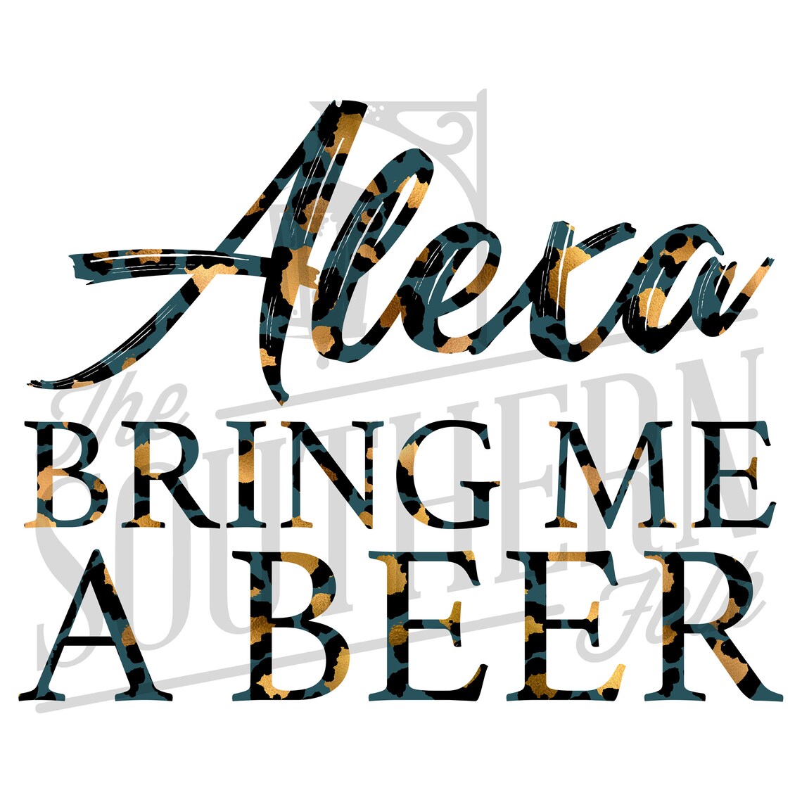 Alexa Bring Me a Beer PNG File, Sublimation Design Download, Digital ...