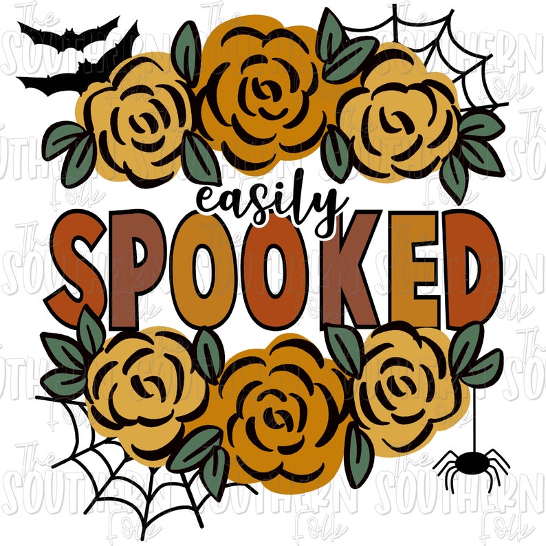 Easily Spooked Sublimation Design, PNG File, Digital Download ...