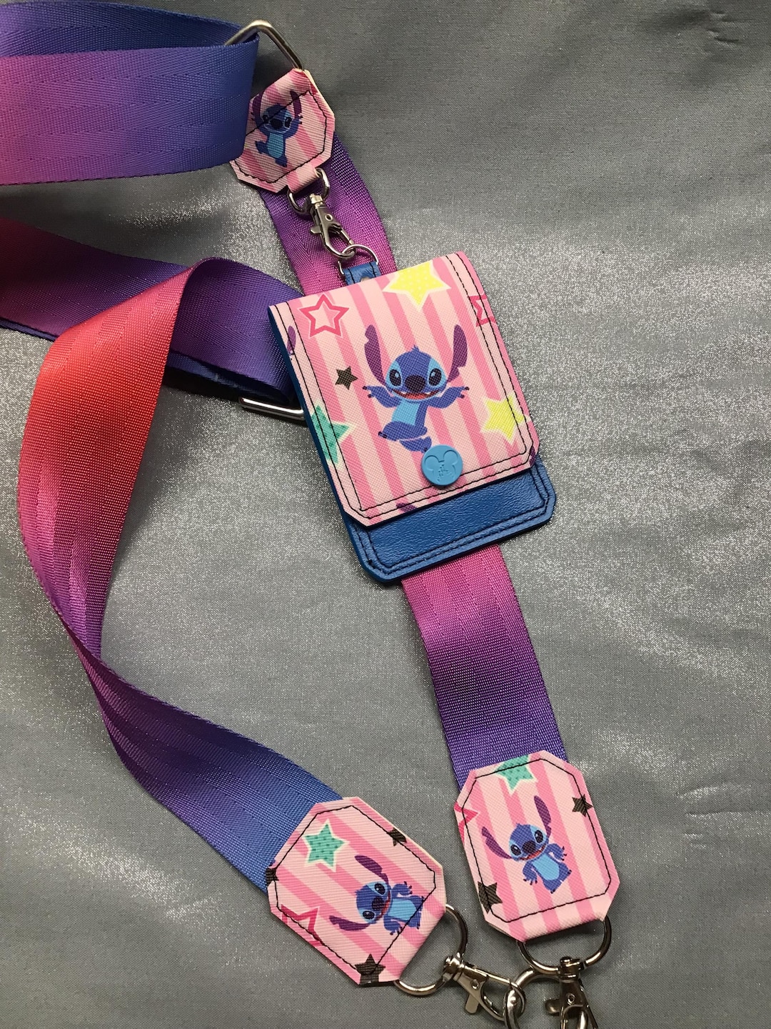 Blue Hawaiian Alien Cell Phone Holder With Wallet - Etsy