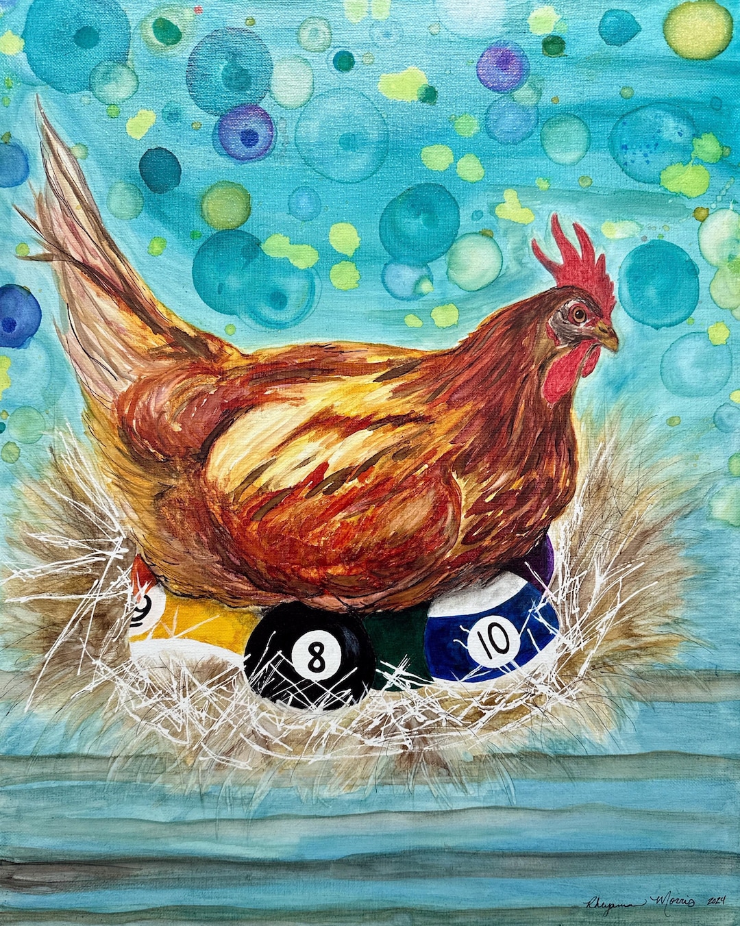 The Long Game, Fine Art Print Wall Decor, Print of Original Painting ...