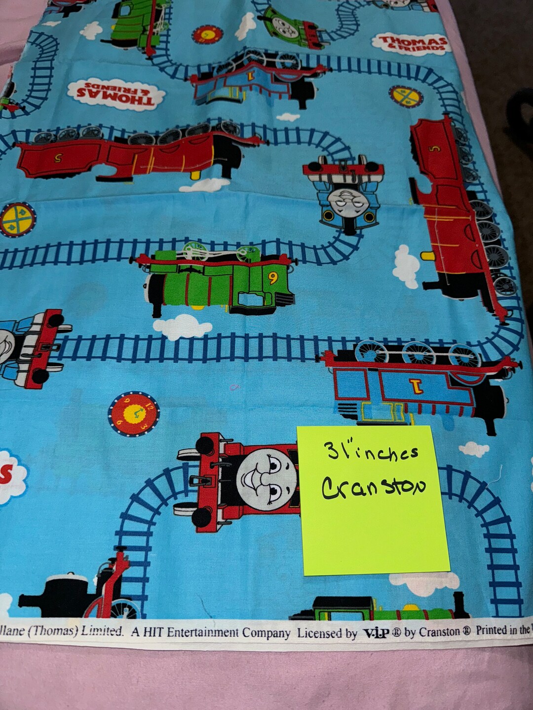 Vintage VIP Cranston Fabric Thomas the Tank Engine & Friends 2009 - Etsy