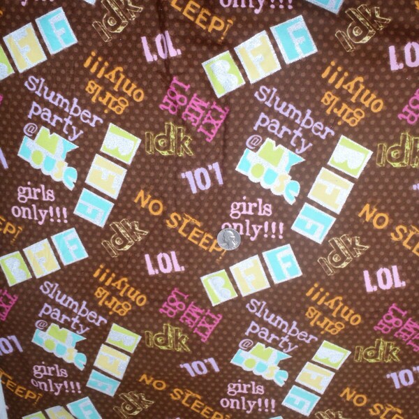 Brown Polka Dot Flannel Fabric - Etsy