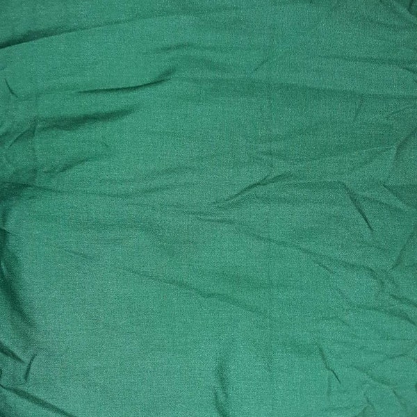 Green Cotton Fabric - Etsy