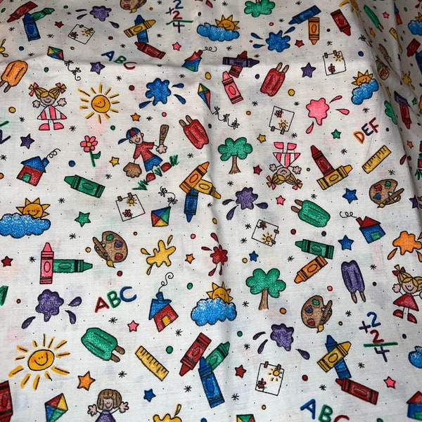 Kindergarten Fabric - Etsy