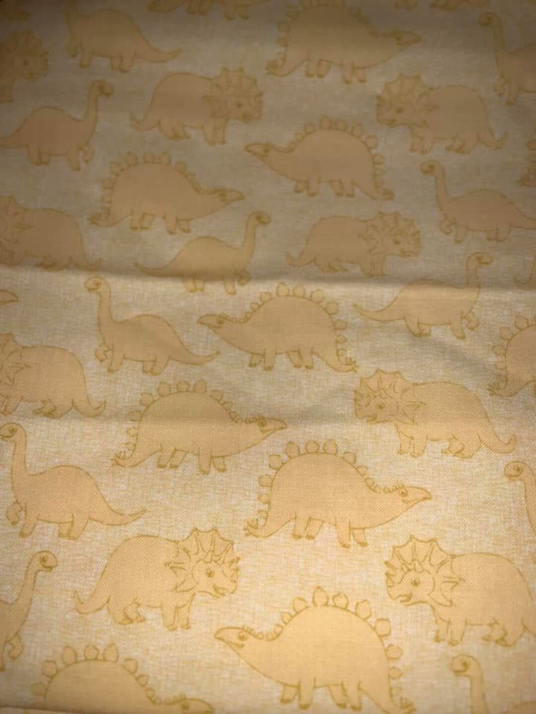 Jungle Club Dino Fabric Junior Butter by Benartex Yellow Dinosaur ...