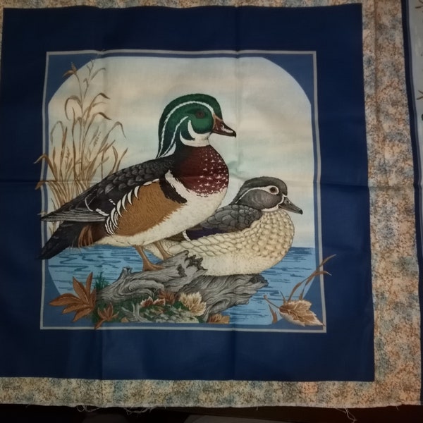 Wood Duck Panel Fabric - Etsy