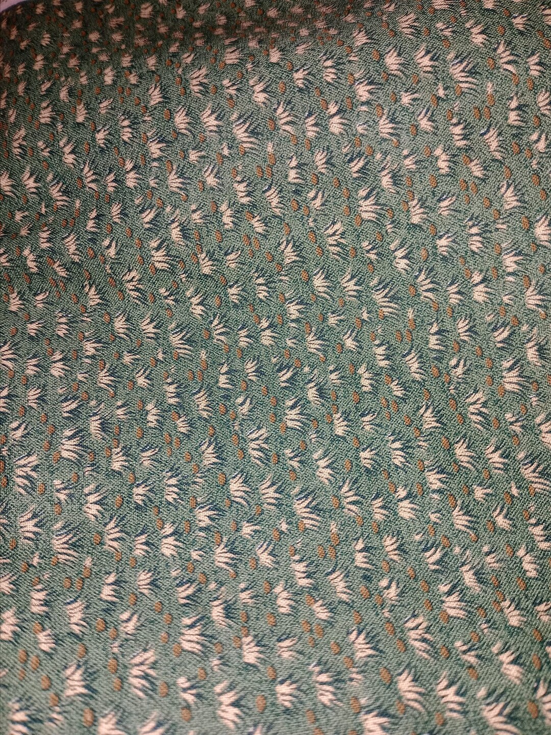 Green Cotton Fabric Cranston VIP Fabric - Etsy