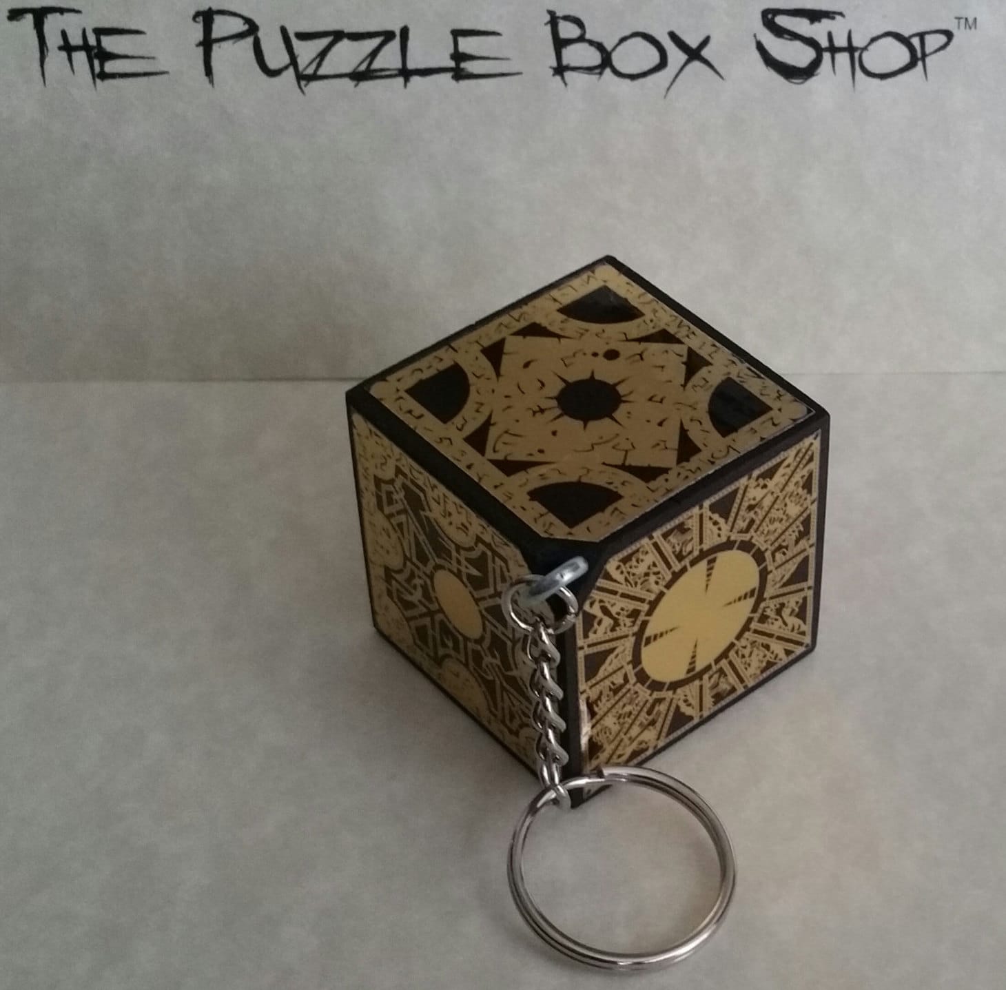 Hellraiser Puzzle Box Cube KEYCHAIN Hand Crafted Key Chain - Etsy UK