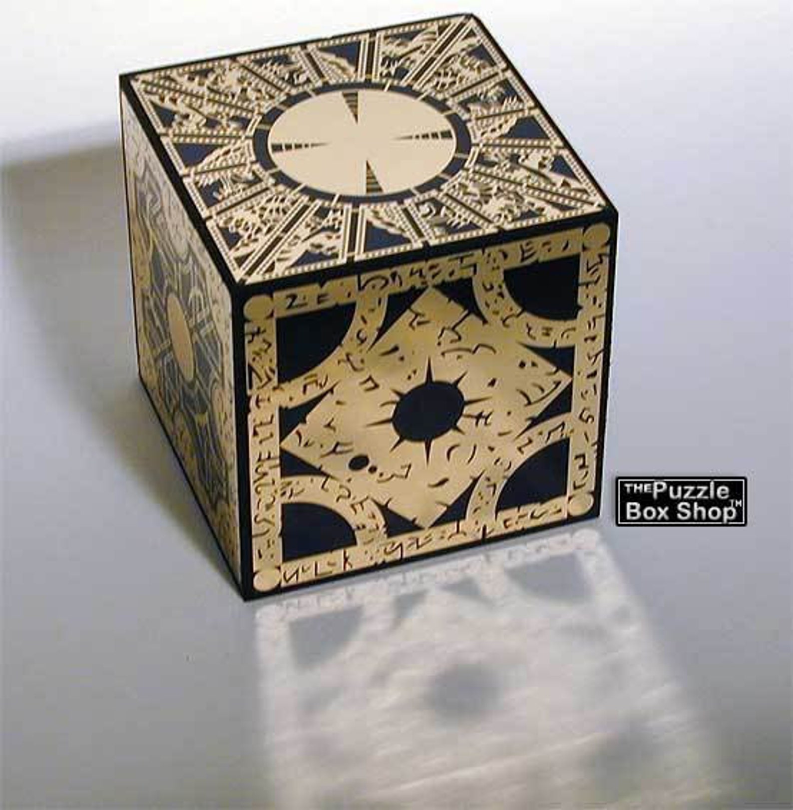 Hellraiser Puzzle Box Full Size Foil Face Solid Wood | Etsy UK