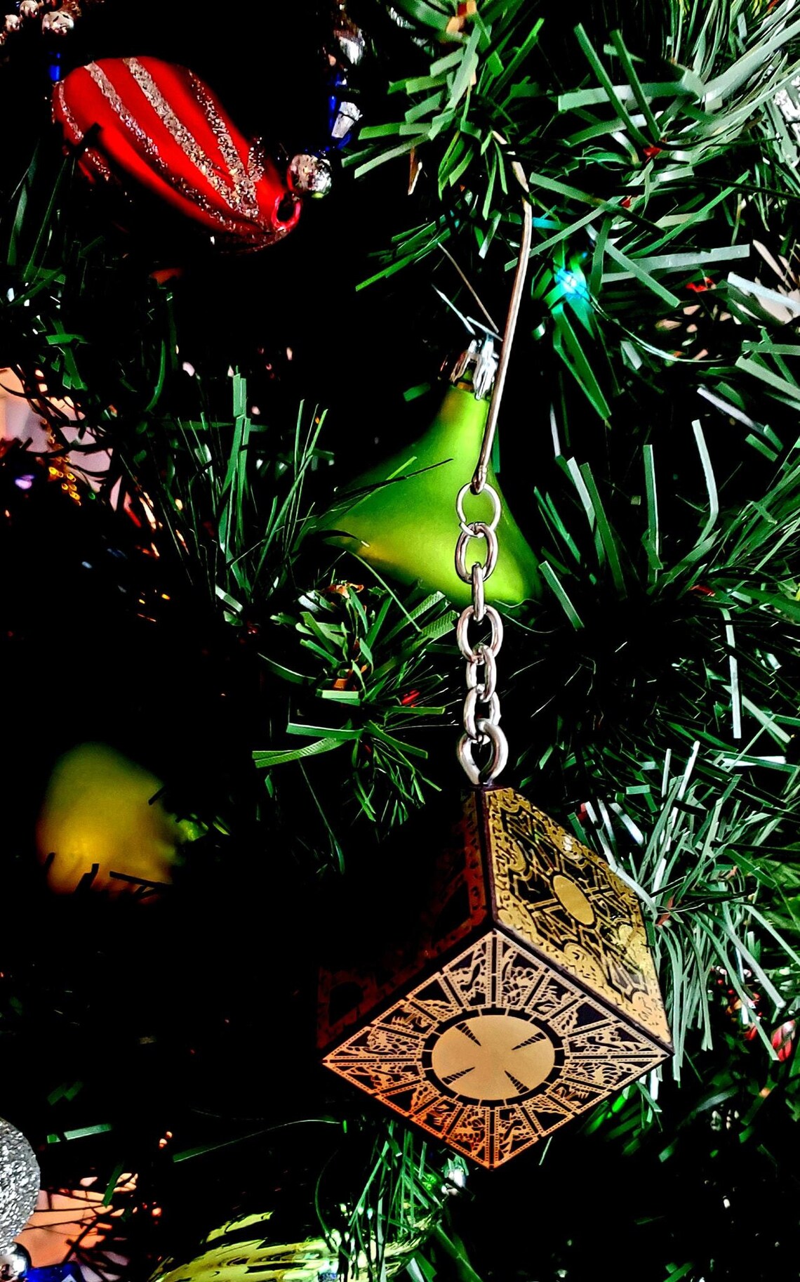 Hellraiser Puzzle Box Christmas Ornament Solid Wood Xmas Tree ...