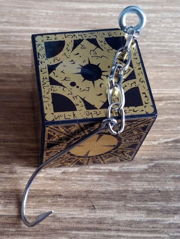 Hellraiser Puzzle Box Christmas Ornament Solid Wood Xmas Tree | Etsy