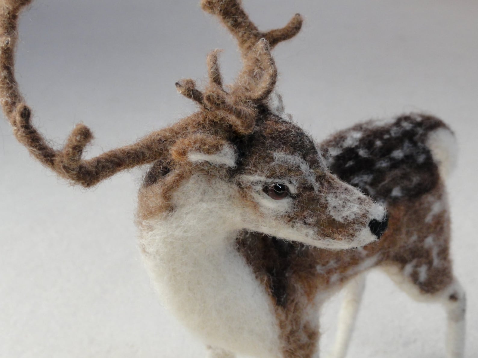 SOLD Needle Felted Reindeer - Etsy