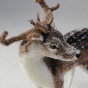 SOLD Needle Felted Reindeer - Etsy UK