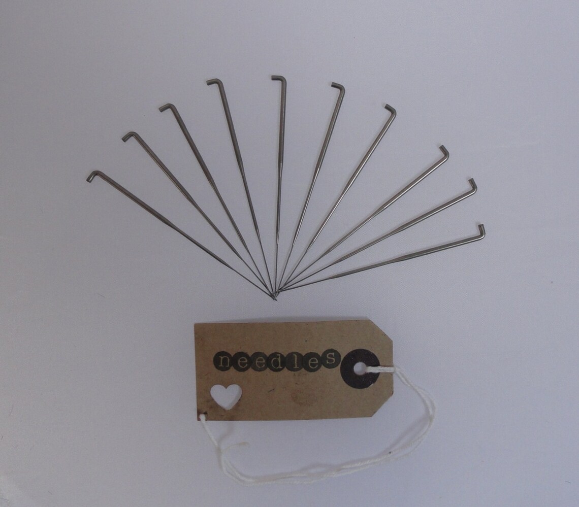 10 x 42 gauge-SINGLE BARB NEEDLES...hair rooting needles for | Etsy