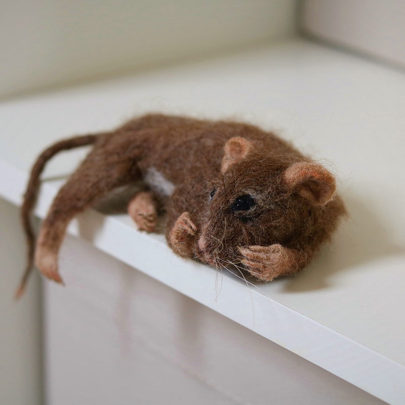 Needle Felted Mouse - Etsy