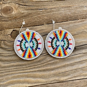 Native Beaded Earrings - Etsy