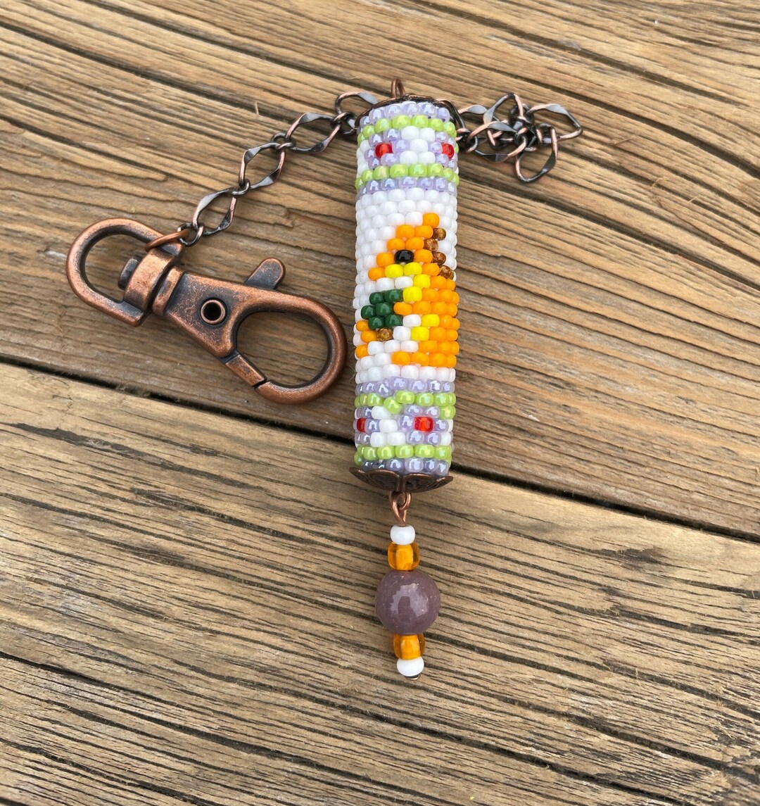 Crochet Beaded Squirrel Keychain: Animal Charm - Etsy