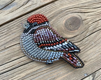 Two Sparrow Brooch Antique Vintage Styled Bridesmaid - Etsy