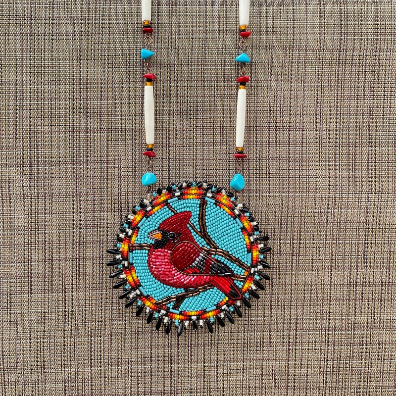 Cardinal Bead - Etsy