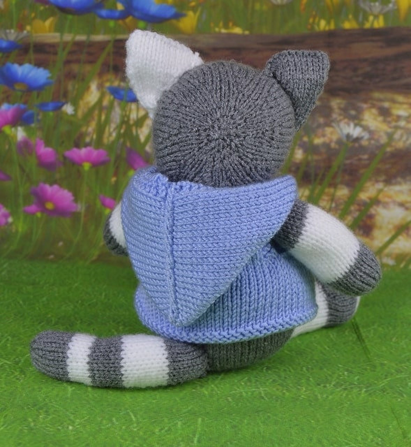 PDF KNITTING PATTERN Patch the Cat Knitting Pattern Download - Etsy UK