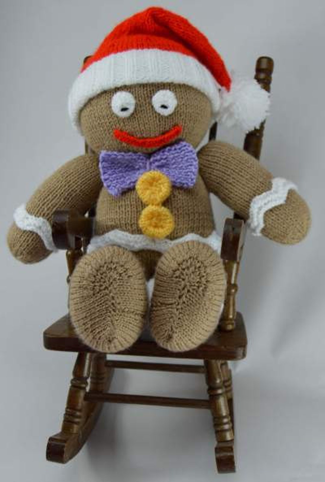 PDF KNITTING PATTERN Gingerbread Man Soft Toy Knitting Pattern Download ...