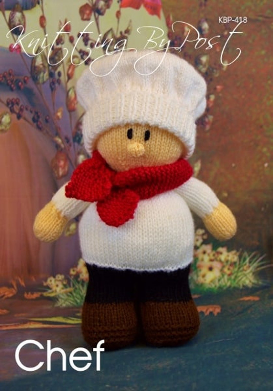 PDF KNITTING PATTERN Chef Knitting Pattern Download Pdf. Knitted Gift ...
