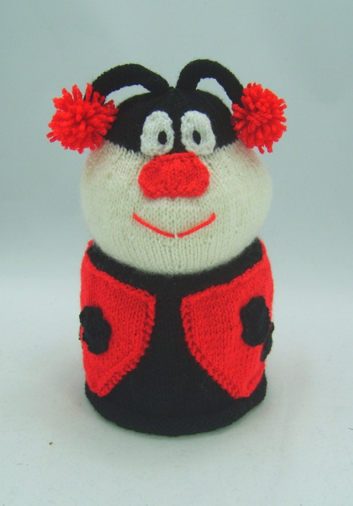 PDF KNITTING PATTERN Ladybird Toilet Roll Cover Knitting - Etsy UK