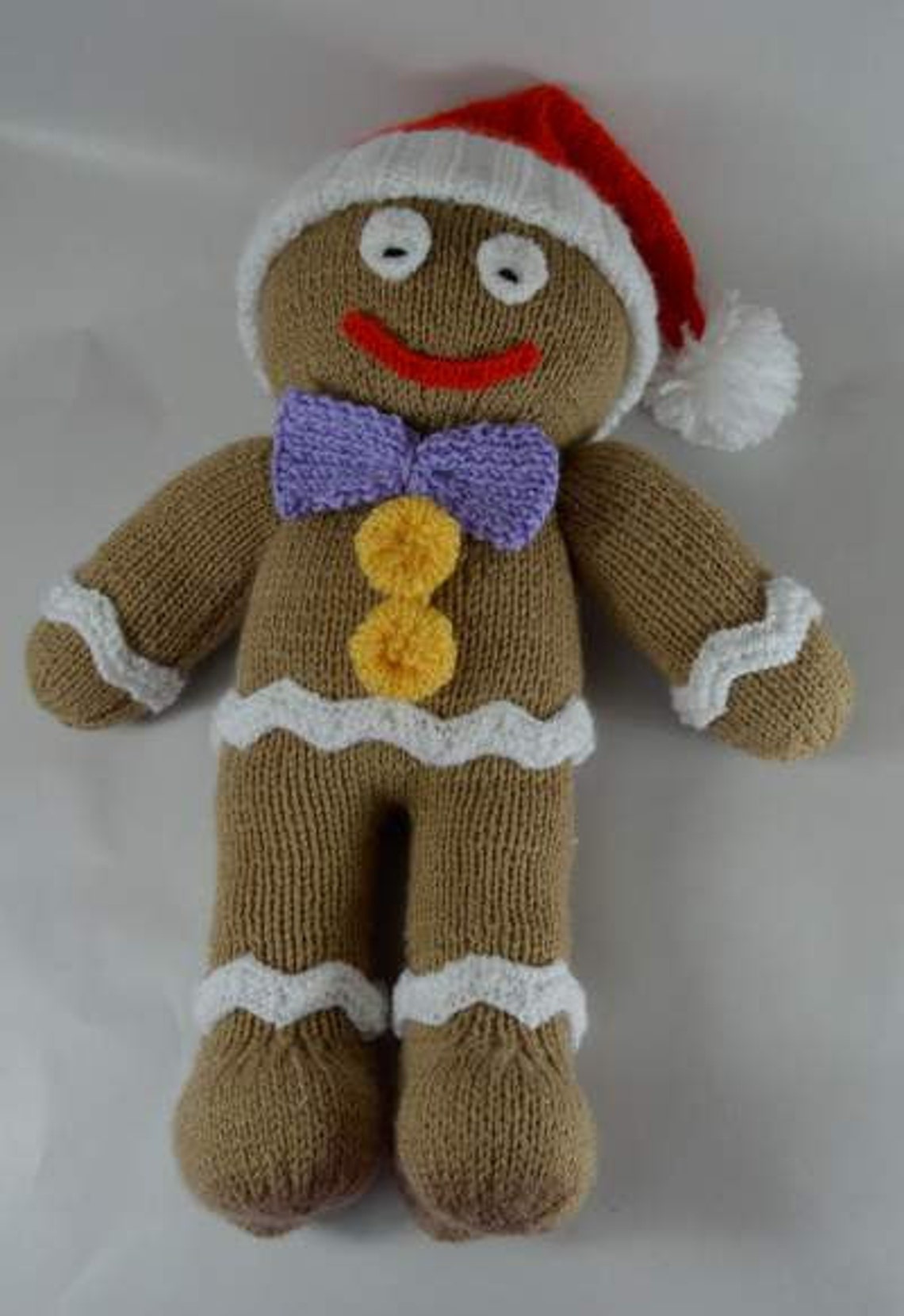 PDF KNITTING PATTERN Gingerbread Man Soft Toy Knitting - Etsy UK