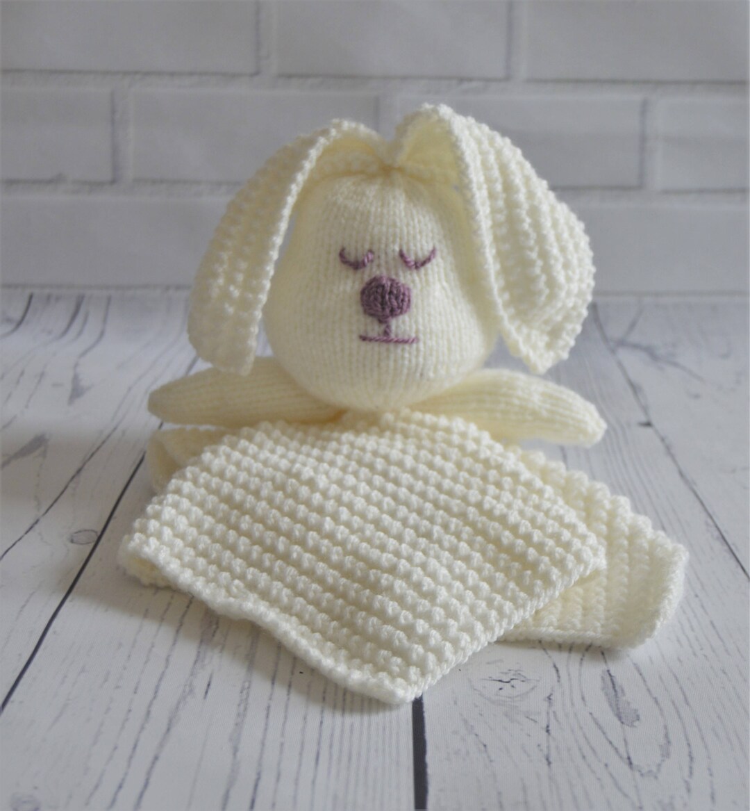 PDF KNITTING PATTERN Rabbit Comforter Blanket Knitting Pattern Download ...