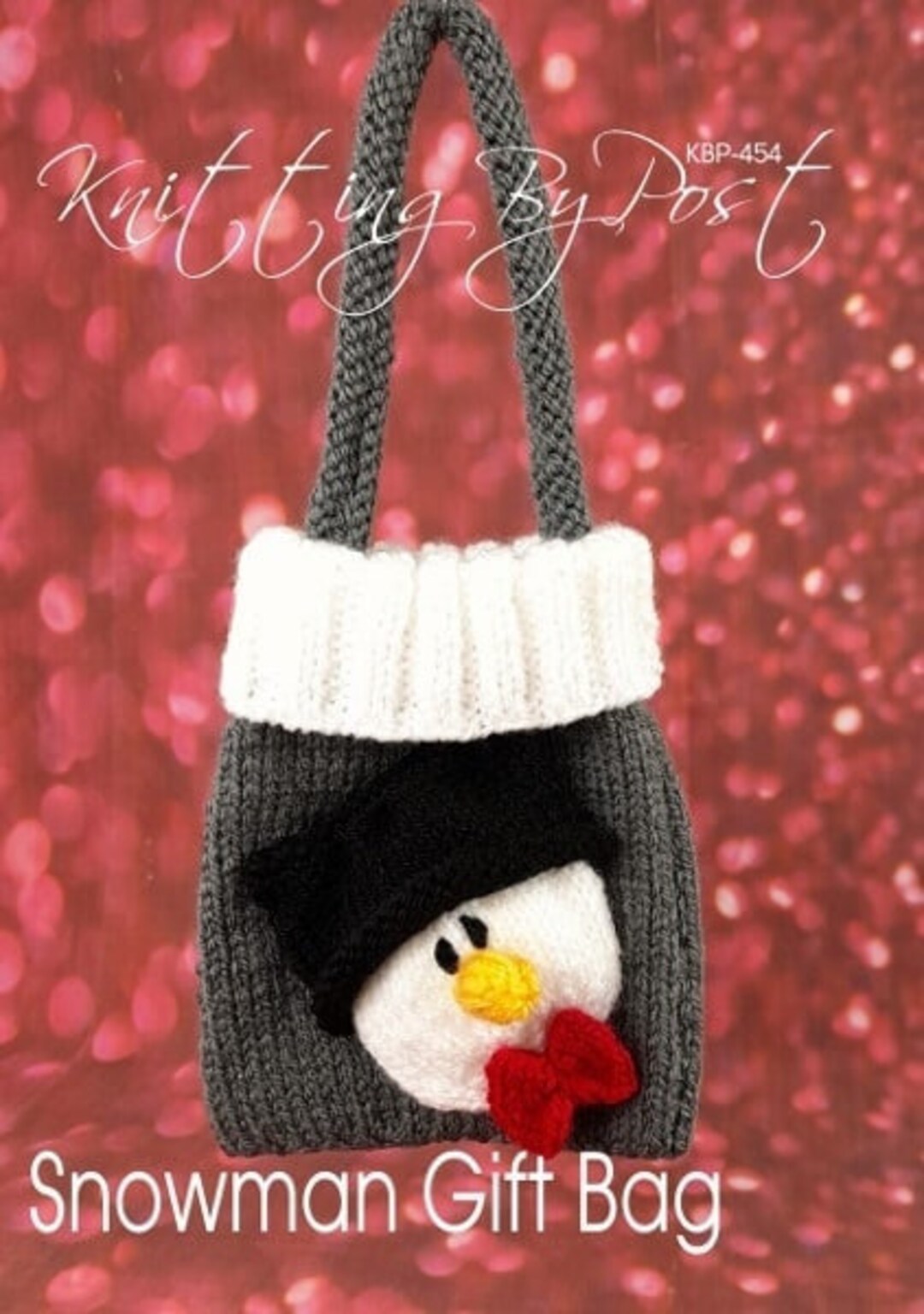 PDF KNITTING PATTERN Snowman Gift Bag Knitting Pattern - Etsy
