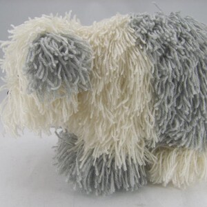 PDF KNITTING PATTERN Cracker the Old English Sheepdog Knitting Pattern ...