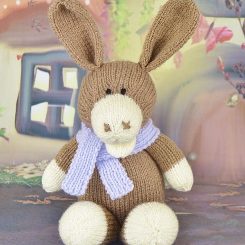PDF KNITTING PATTERN Donkey Knitting Pattern Download From | Etsy