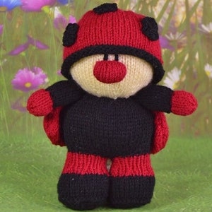 PDF KNITTING PATTERN Short and Sweet Ladybird Knitting Pattern Download ...