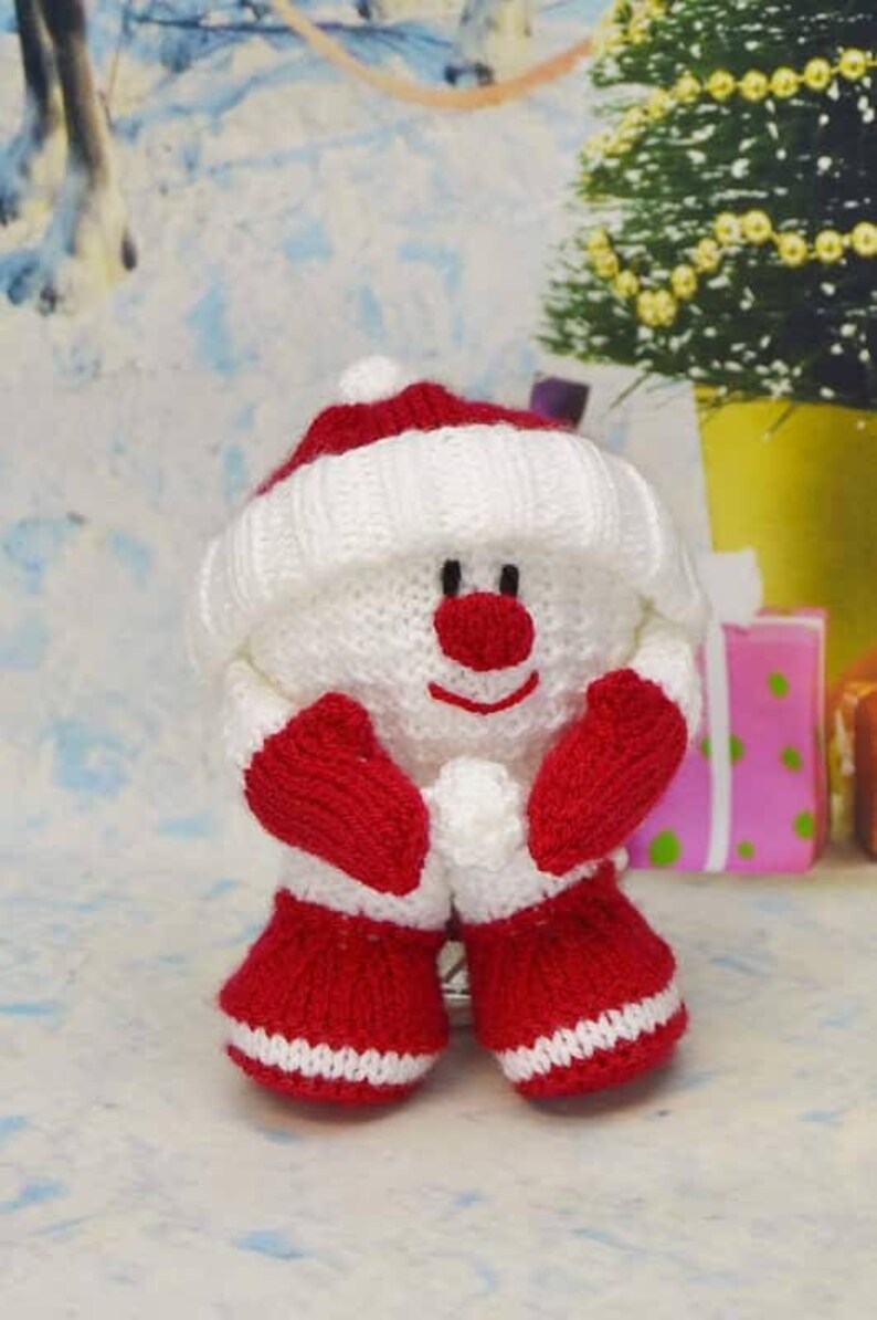 PDF KNITTING PATTERN Snowball Knitting Pattern Download From | Etsy