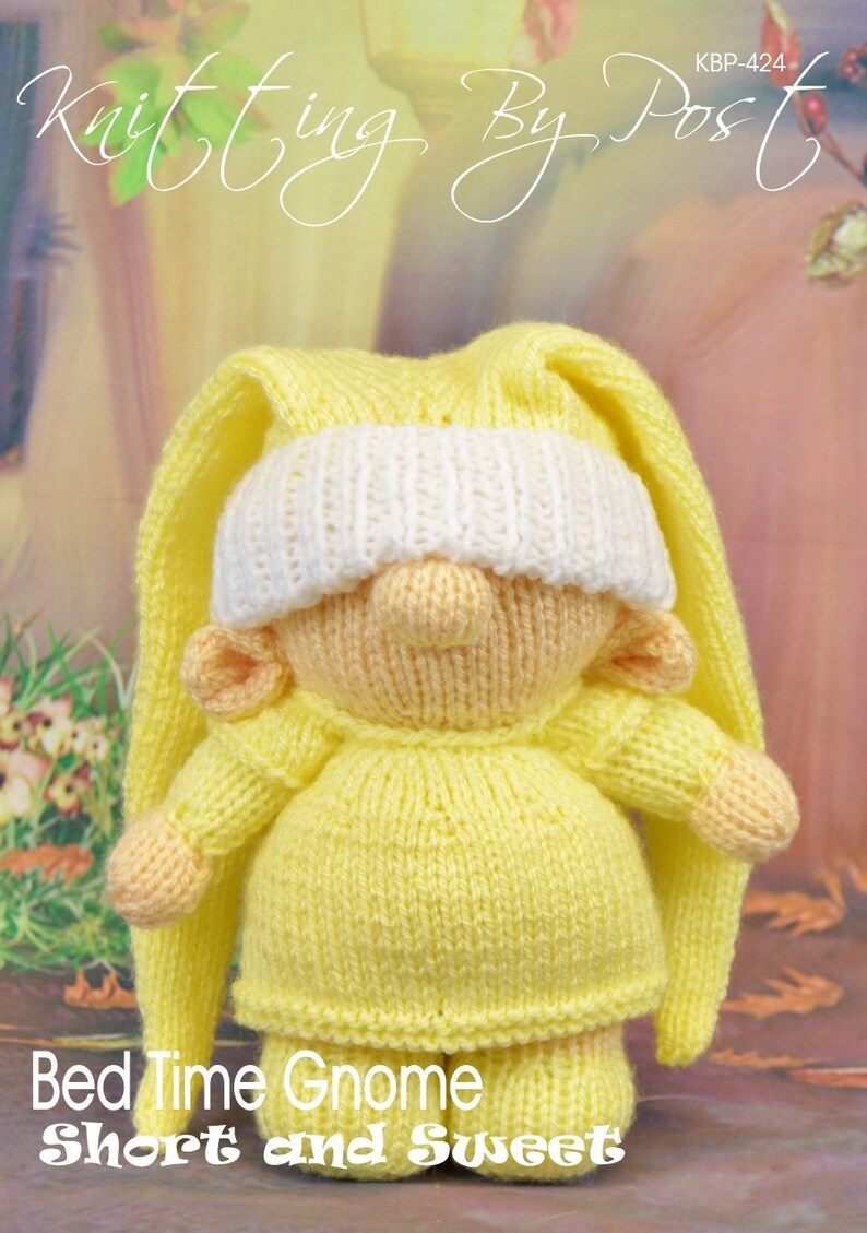 PDF KNITTING PATTERN Short and Sweet Bed Time Gnome Knitting - Etsy