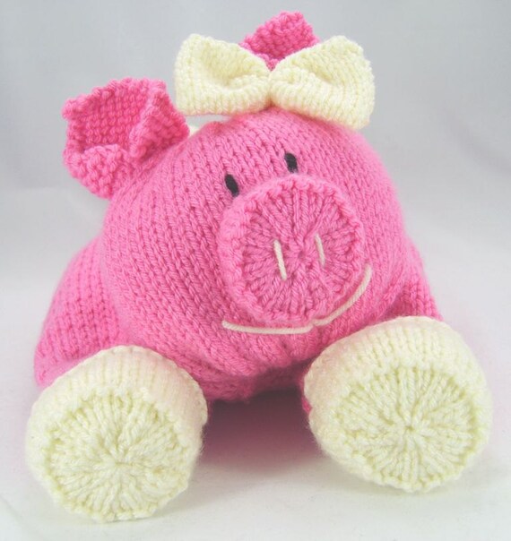 PDF KNITTING PATTERN Pig Pyjama Case Knitting Pattern - Etsy UK