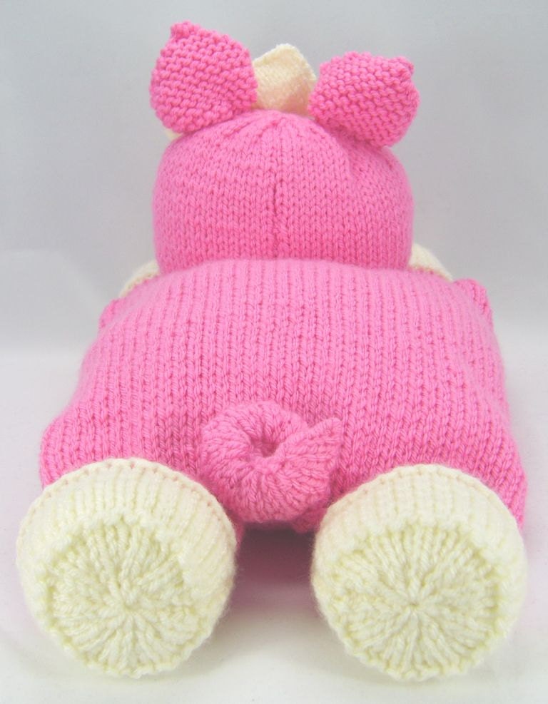 PDF KNITTING PATTERN Pig Pyjama Case Knitting Pattern - Etsy