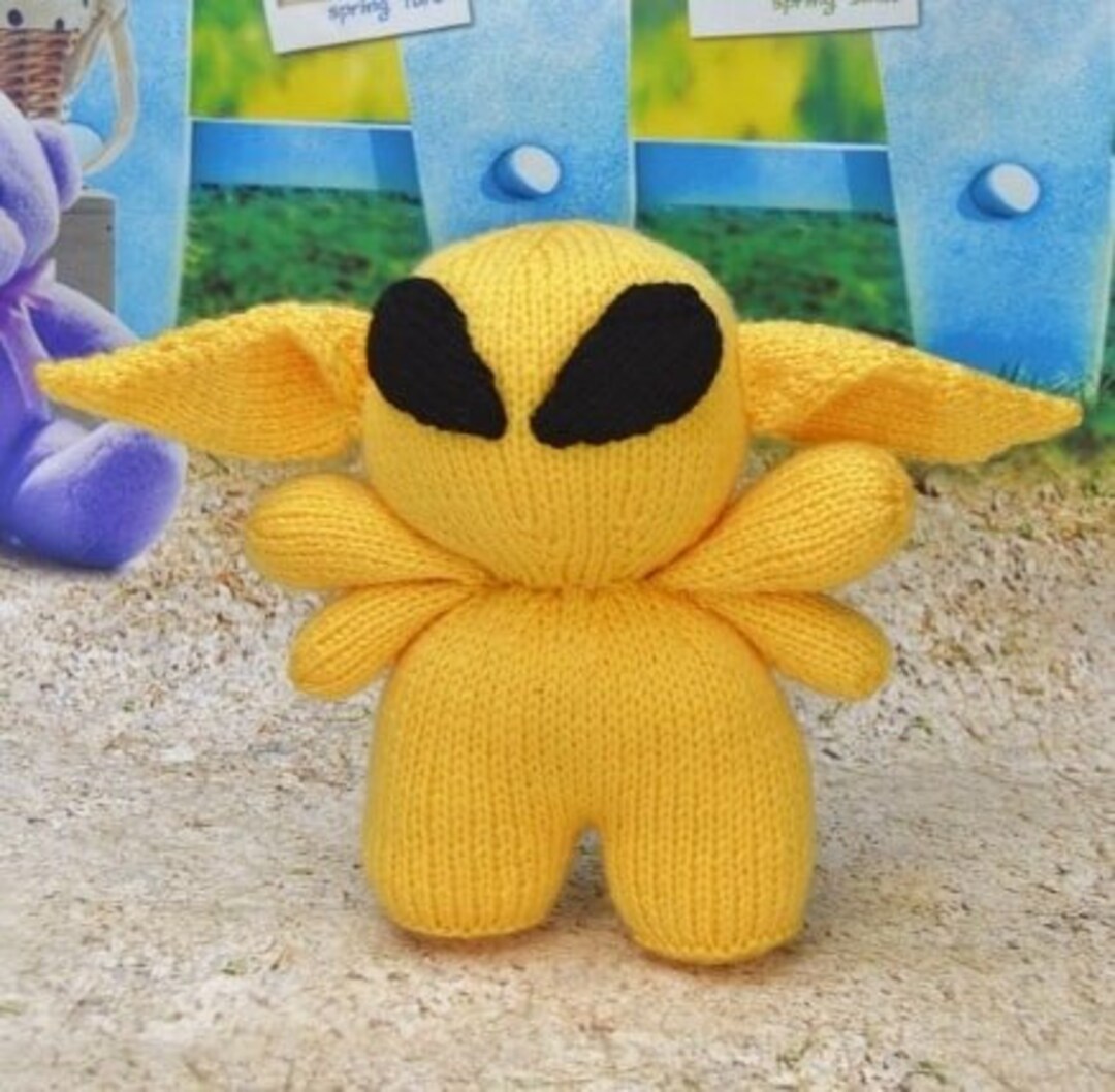PDF KNITTING PATTERN Cosmos the Alien Knitting Pattern Download From ...