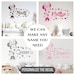 Minnie Mouse Wall Decal Name Vinyl Decals Sticker Custom Name - Etsy