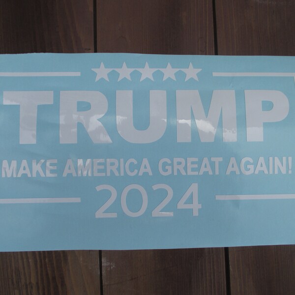 Trump Window Decal - Etsy
