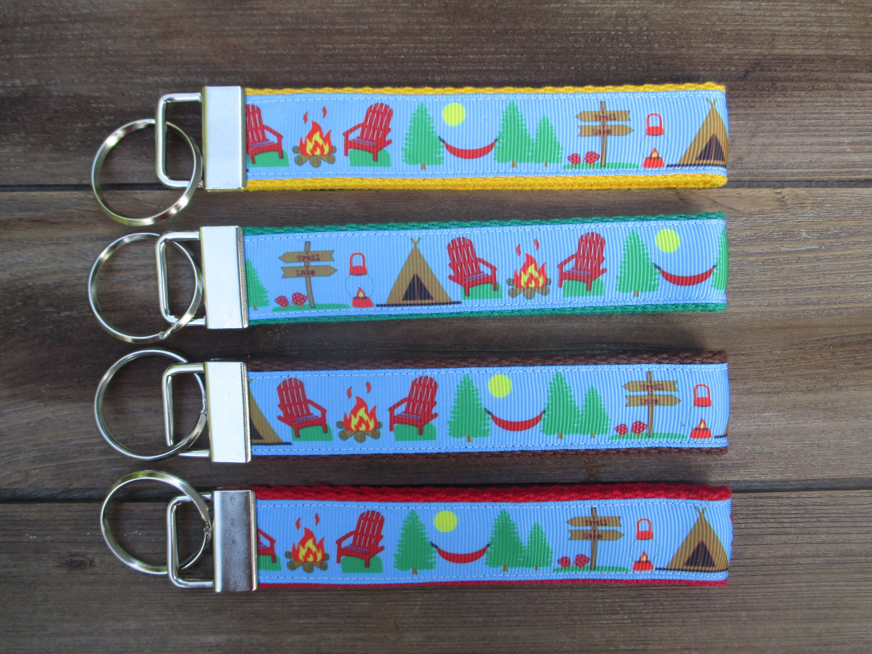 Tent Camping Key Fob | Etsy