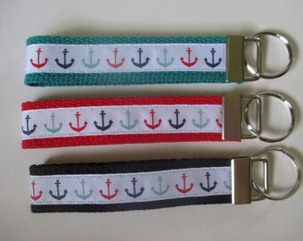 Anchor Key Fob FE Gift Wristlet Anchors Key Fob Fish - Etsy