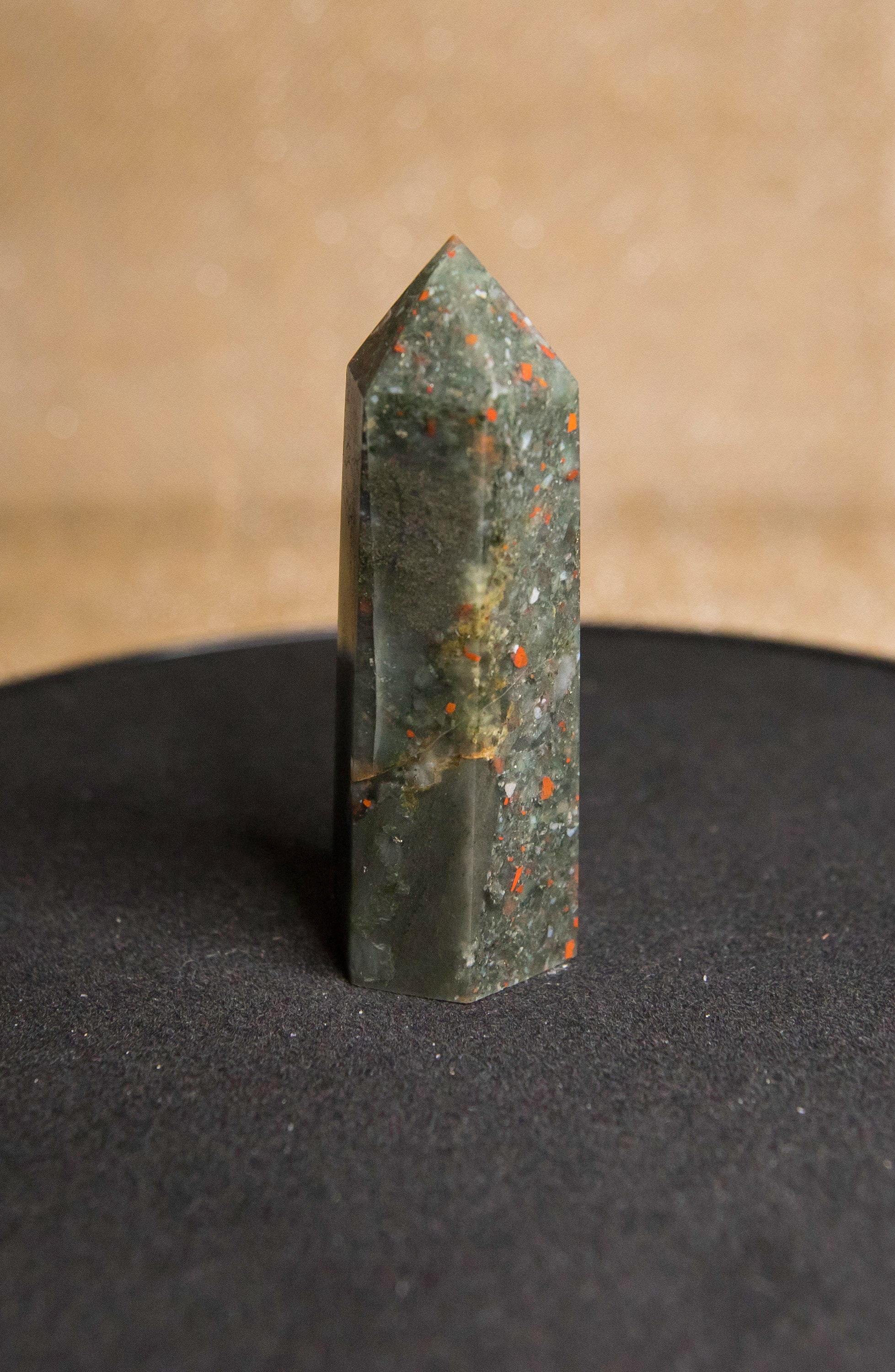 Bloodstone Polished Crystal Point #7 - Etsy